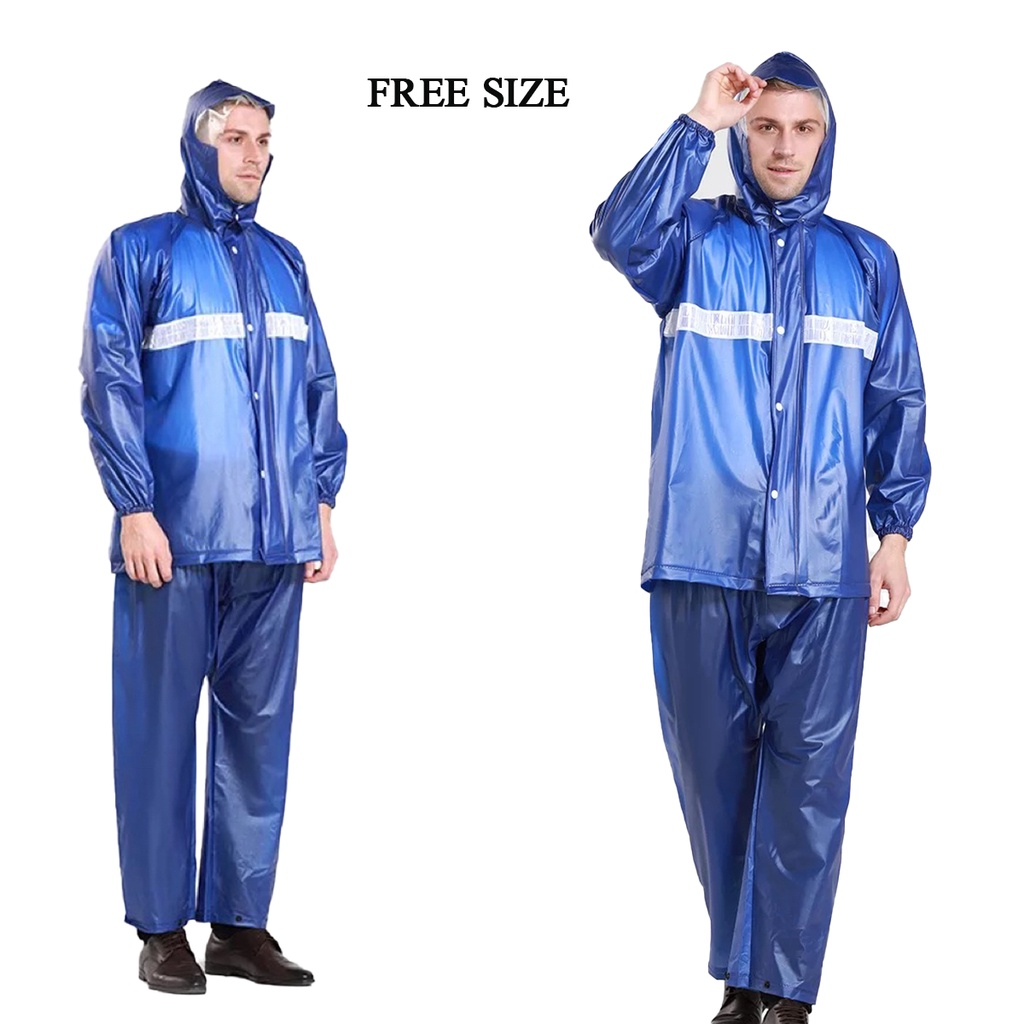 Titanium Raincoat Rubberized Makapal Kapote Popular Waterproof Raincoat ...