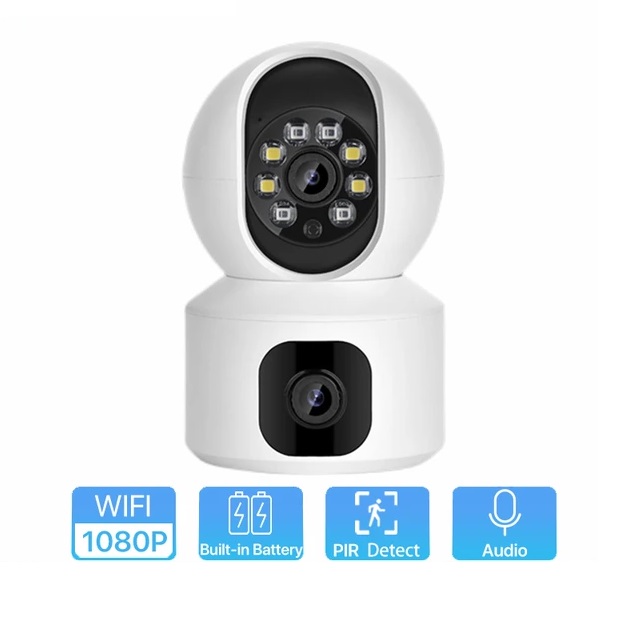 V380 2MP Dual Lens 355° Rotating Camera 1080P Wi-Fi CCTV Camera | Lazada PH