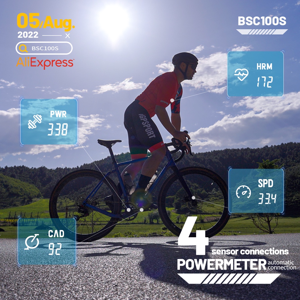 IGPSPORT BSC100S IGS Cycle Computer Speedometer Outdoor