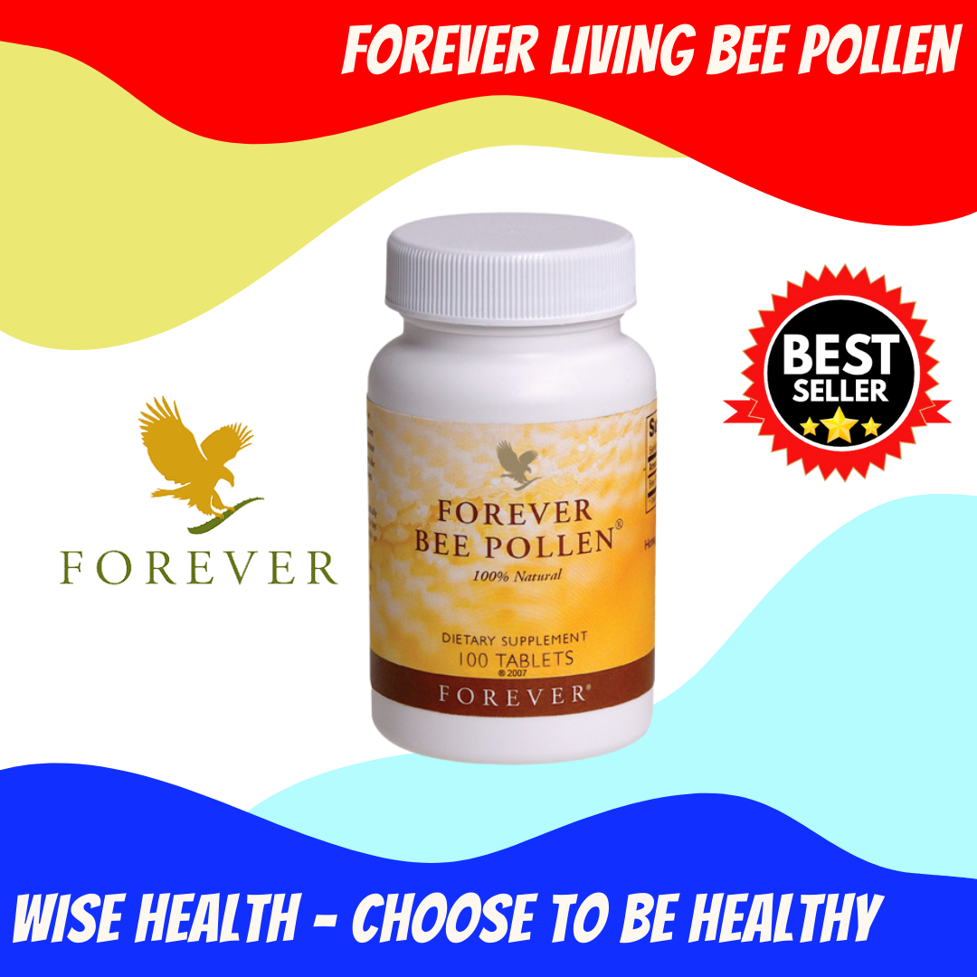 FOREVER LIVING BEE POLLEN 100 TABLETS 100% Original All-Natural 1pc ...