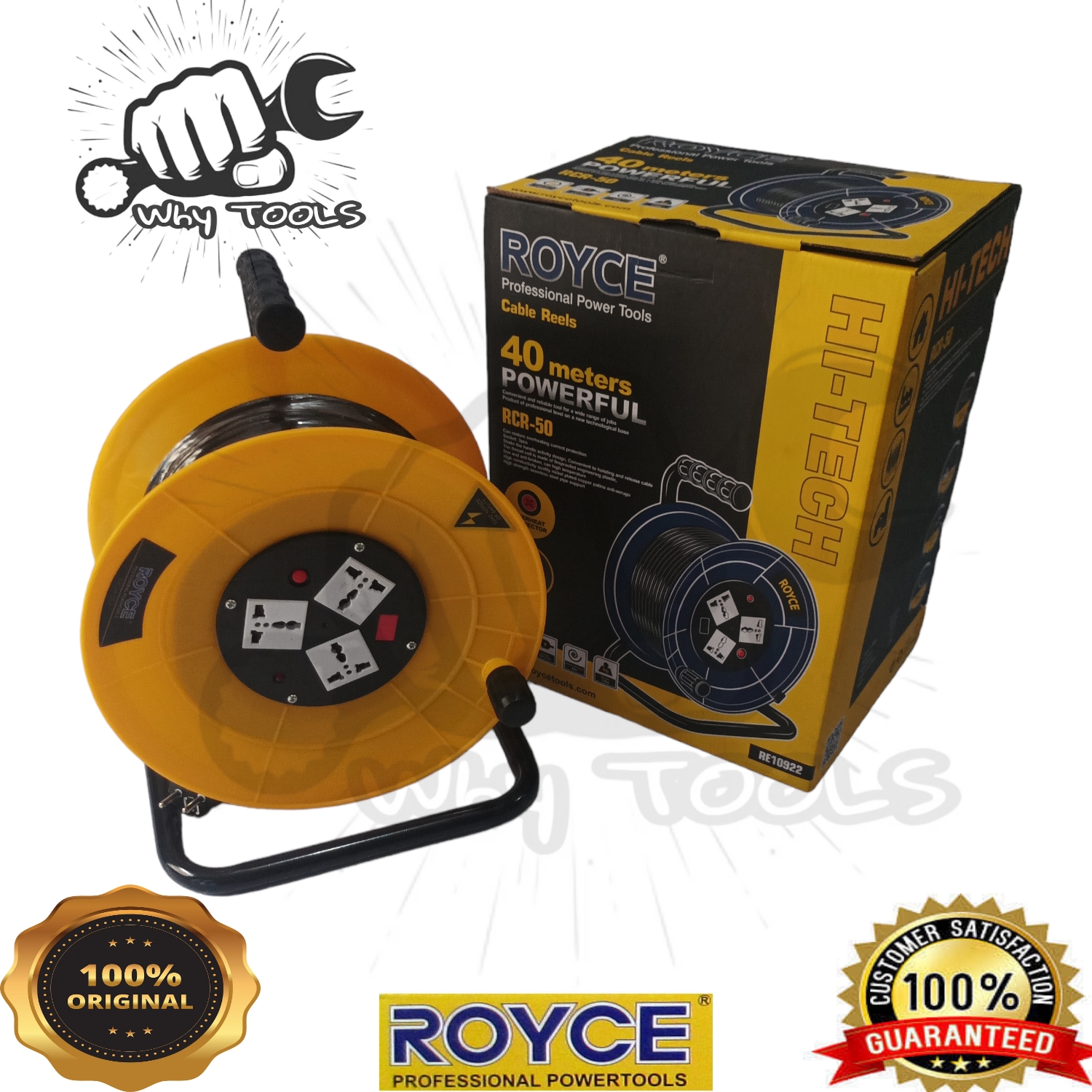 ROYCE Cable Reels RCR 40-50Meters | Lazada PH