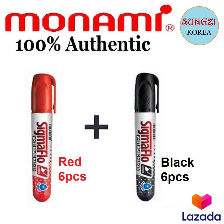 MONAMI Sigmaflo White Board Marker 12pcs. | Lazada PH