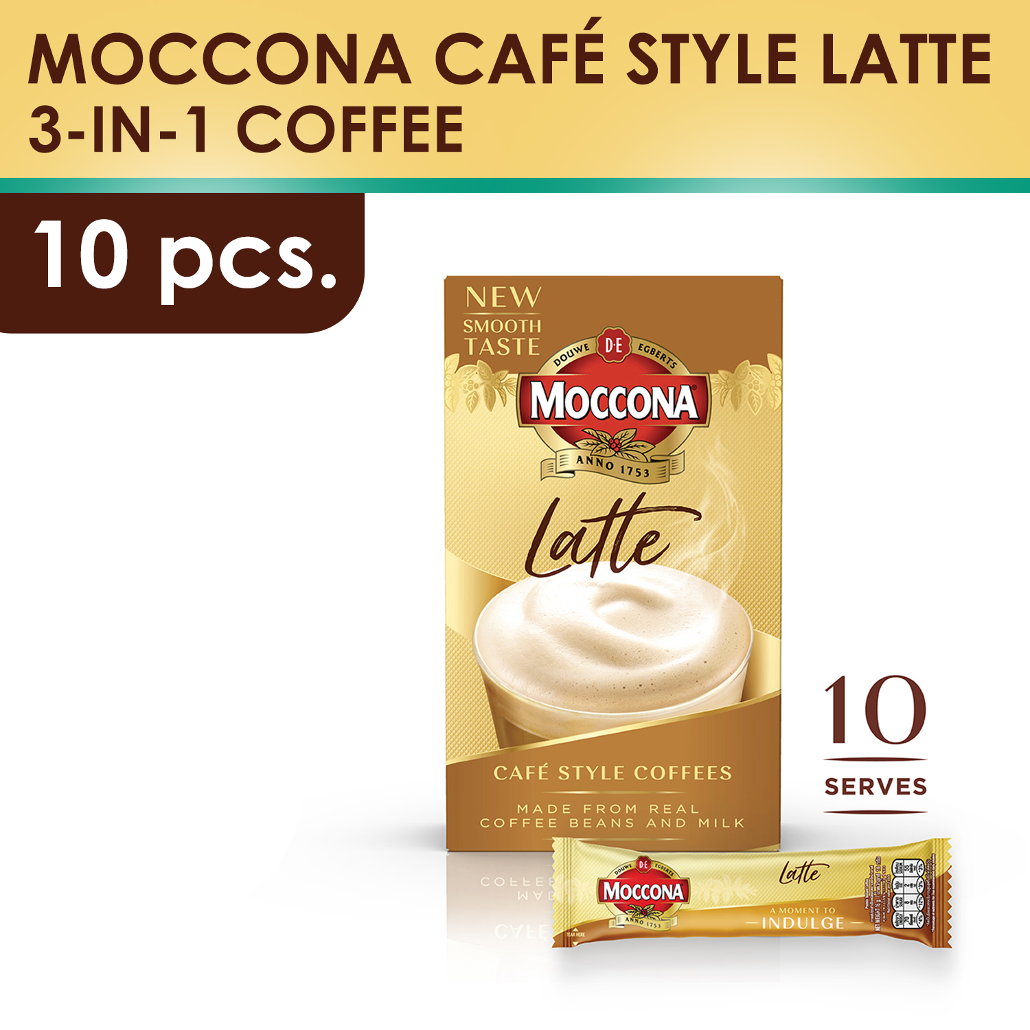 Moccona Café Style Latte 3-in-1 Coffee (10 Sachets) Set of 2 | Lazada PH