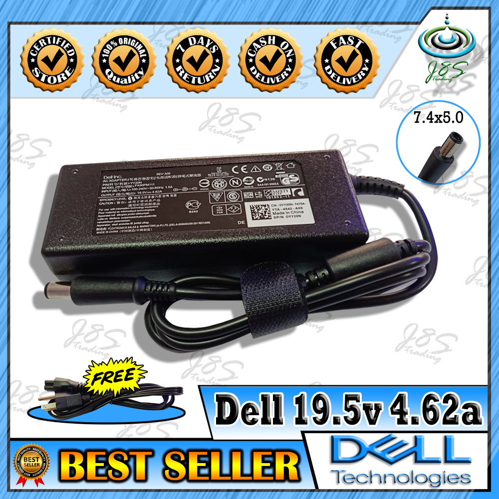 Dell Latitude D400 Dell Latitude 120L Latitude D410 Dell Latitude 131L DELL 19.5V 4.62A 7.4X5.0 ...
