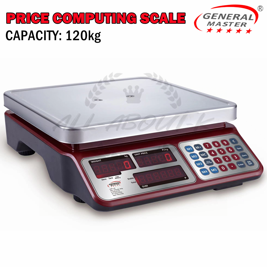 General Master 120kg Price Computing Scale Weighing Scale Digital Scale ...