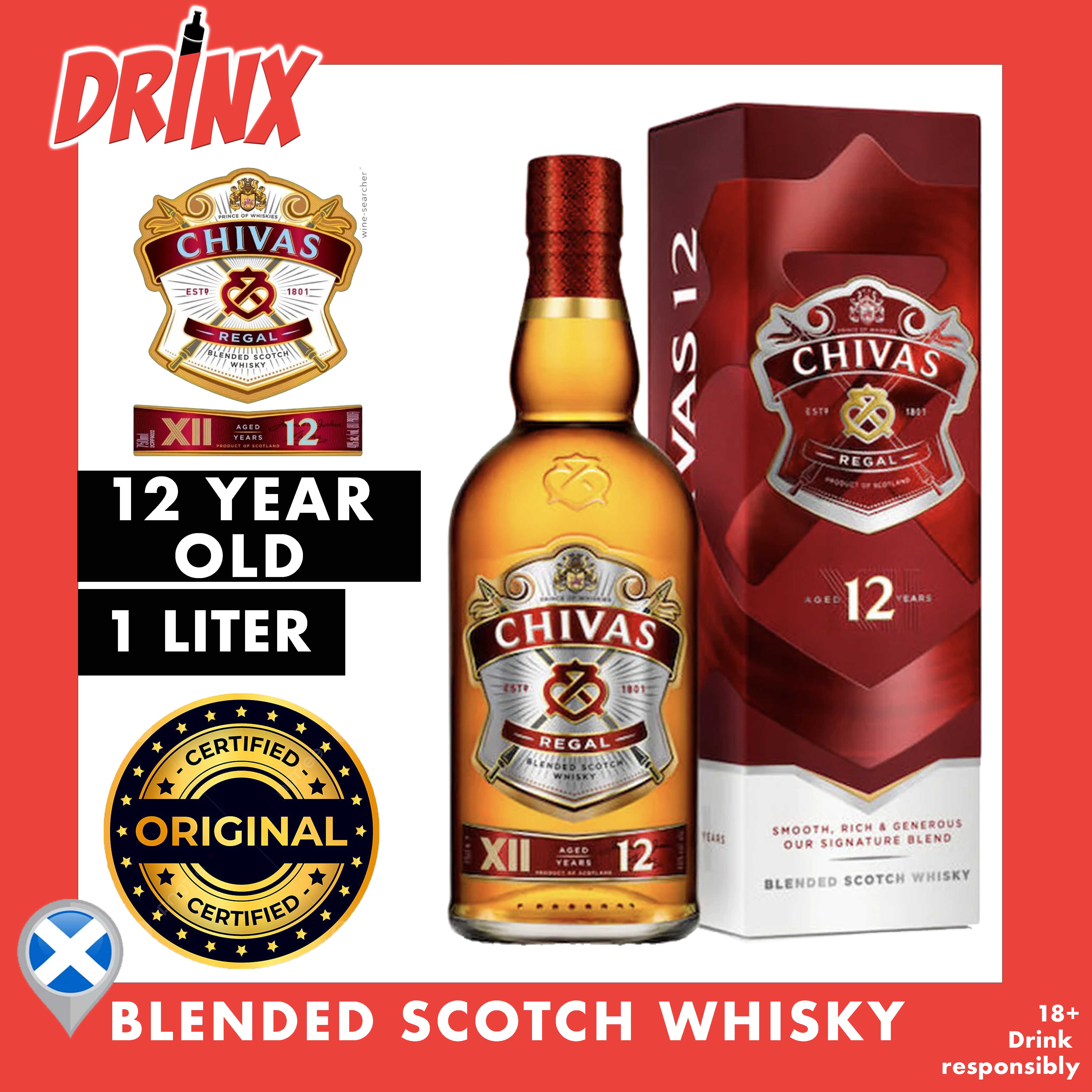 Chivas Regal 12yo Scotch Whisky 1L | Lazada PH