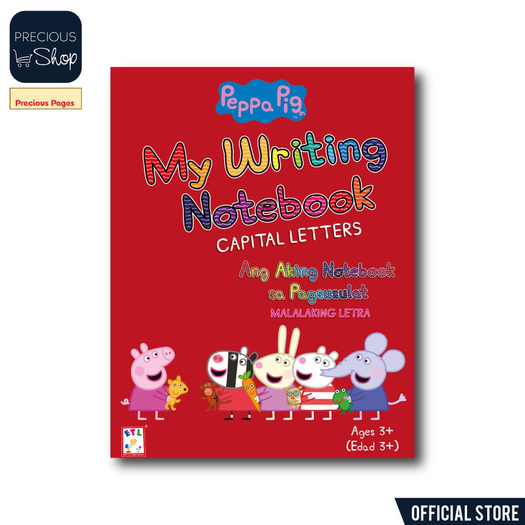 Peppa Pig - My Writing Notebook Capital Letters | Lazada PH