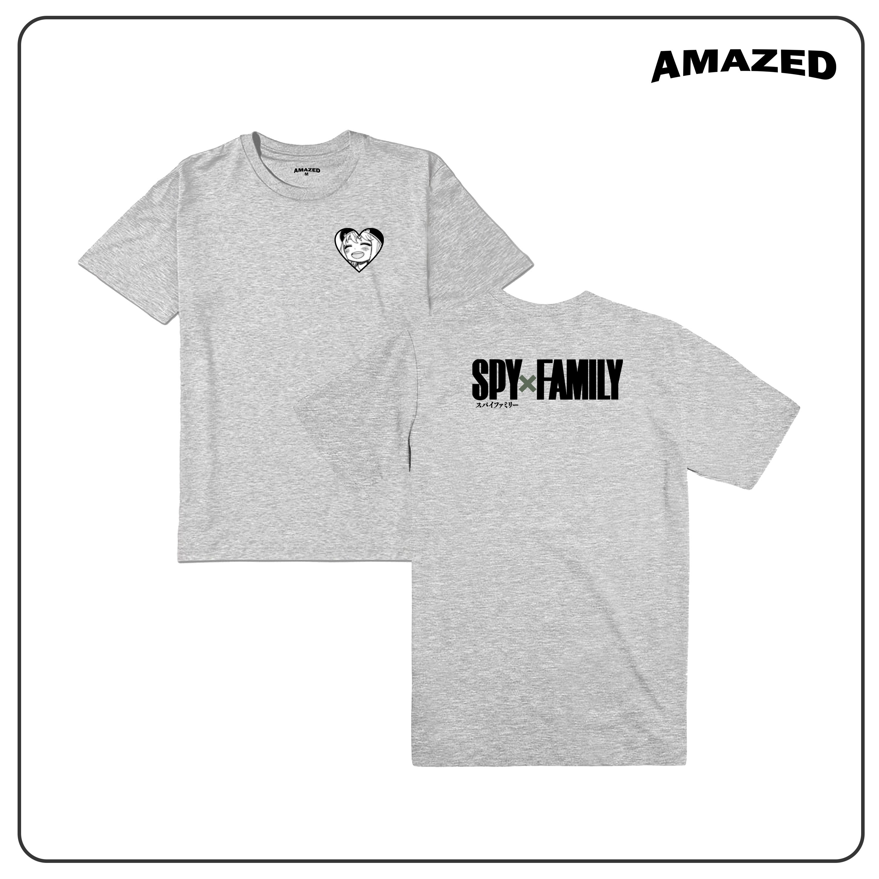 Spy Family Shirt Anya Forger Anime T-shirt D6 Amazed | Lazada PH