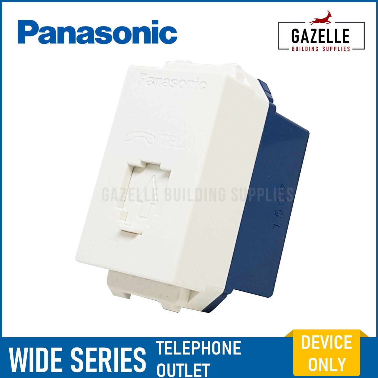 Panasonic Wide Series Telephone Outlet - 1, 2 Gang or Device Only ...