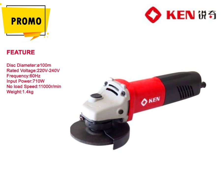 KEN ANGLE GRINDER 4" 710W 9710 | Lazada PH