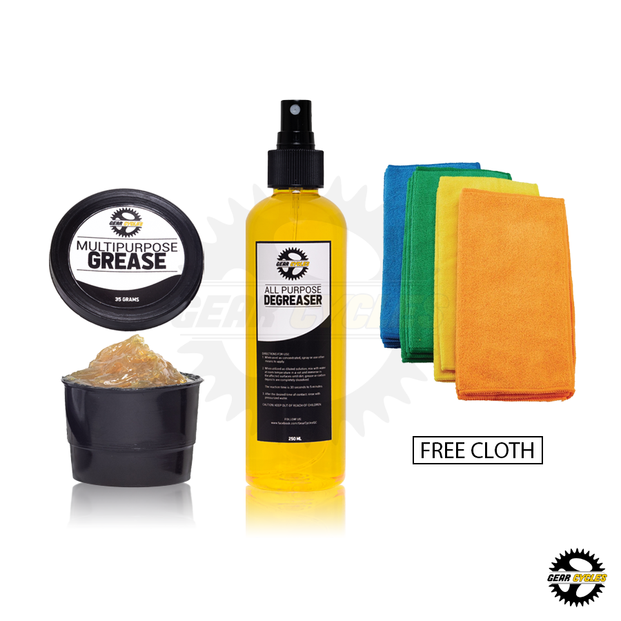 (BUNDLE) Gear Cycles Degreaser Shampoo Chain Lube Drivetrain Grease ...