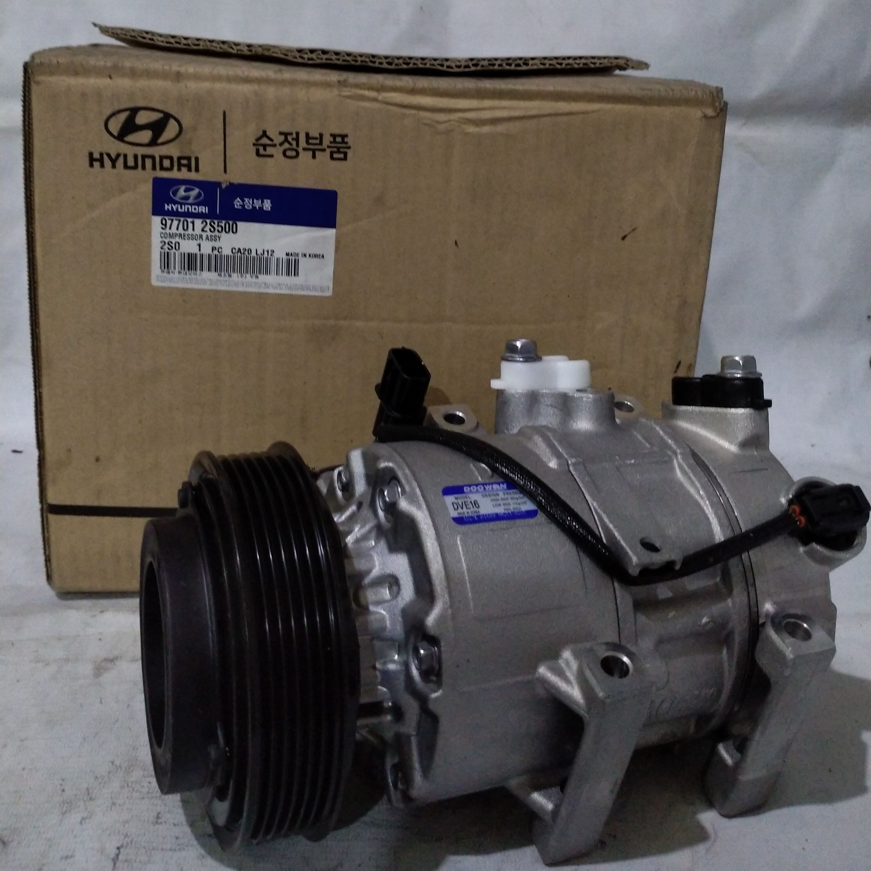 COMPRESSOR ASSEMBLY -AIRCON FOR HYUNDAI TUCSON IX ORIGINAL GASOLINE ...
