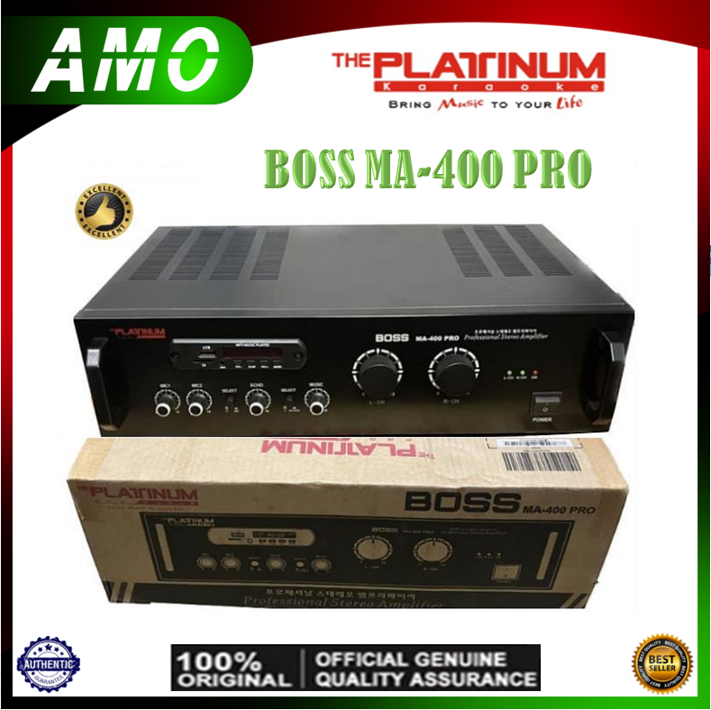 Platinum Professional Power Amplifier Boss MA-400 PRO | Lazada PH