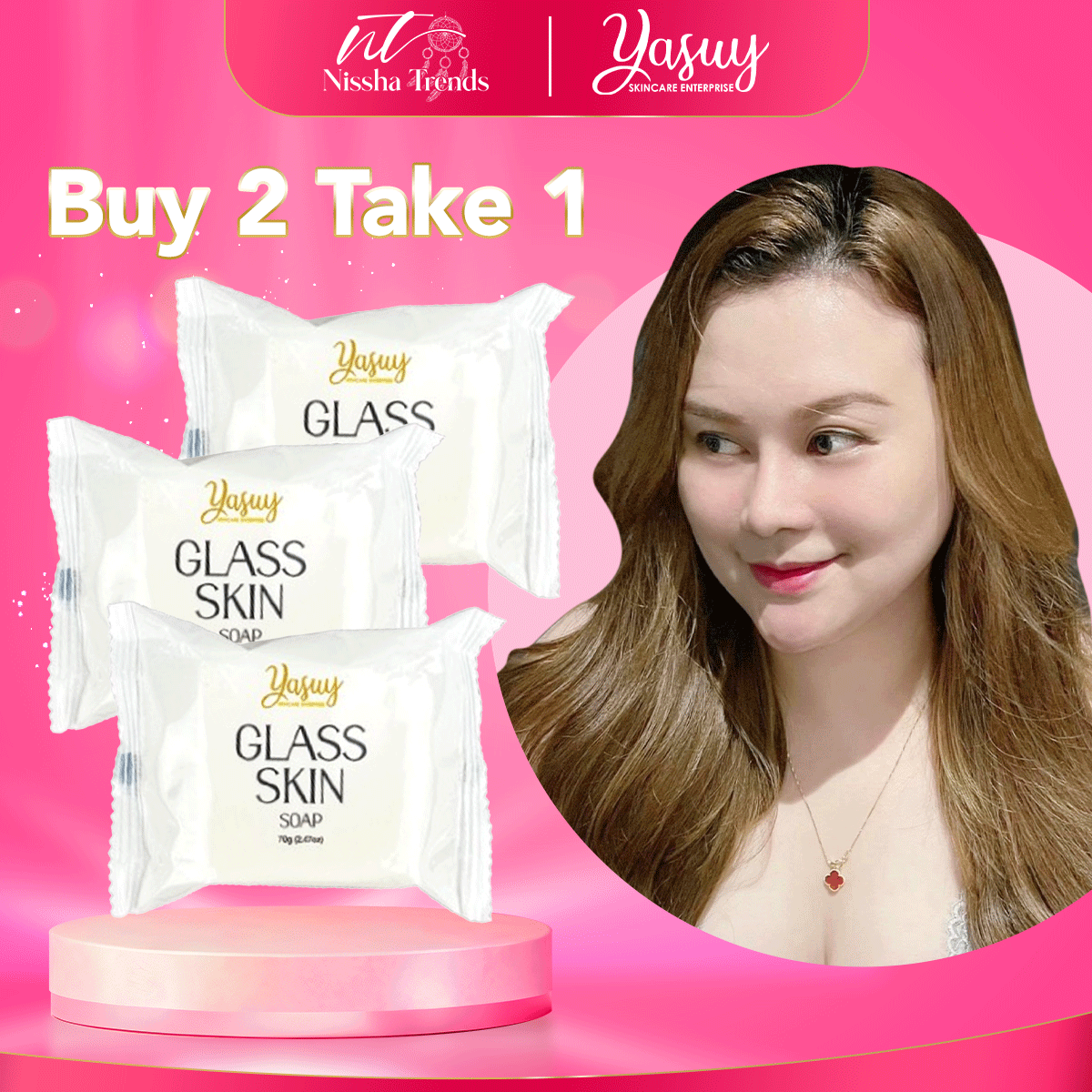 Yasuy Skincare Enterprise Glass skin soap 3 for 90 | Lazada PH