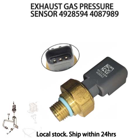 EXHAUST GAS PRESSURE SENSOR 4928594 4087989 FOR CUMMINS ENGINE ...