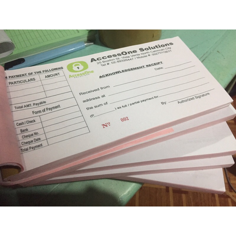 Customize Receipts - Acknowledgement, Collection, Provisionary Receipts ...