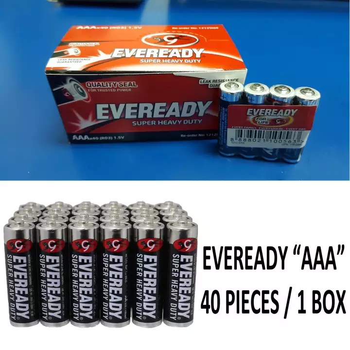 EVEREADY super heavy duty (Battery) AAx48 / AAAx40 / D | Lazada PH