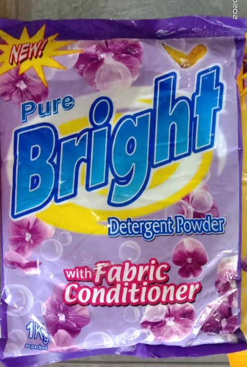 Pure Bright Detergent Powder and Maxglow Detergent Powder with fabric ...