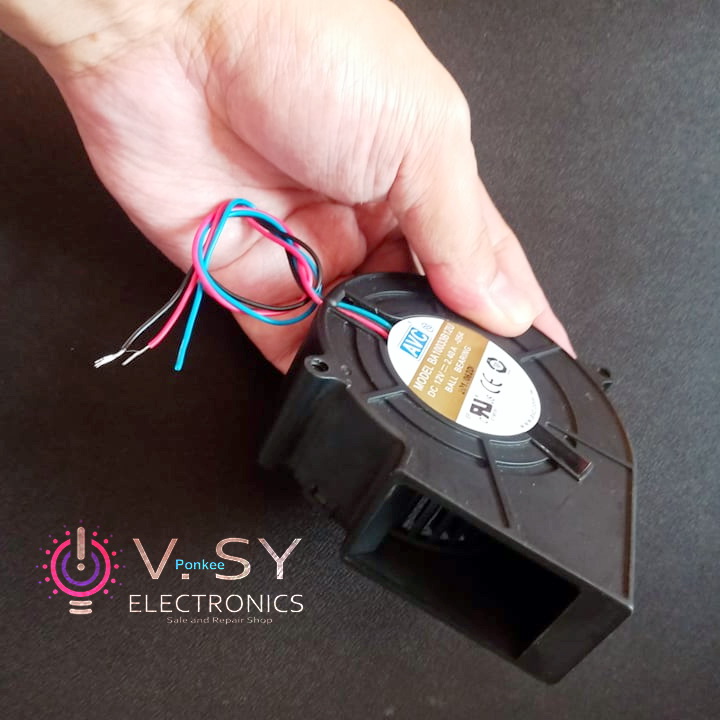 Original AVC Shell Fan Centrifugal Blower Super High Speed 12v dc 2.4a ...