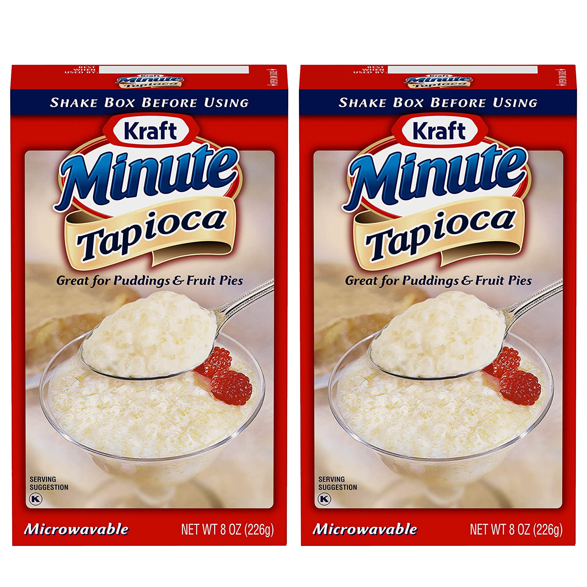 KRAFT Minute Tapioca For Puddings & Fruit Pie 2pieces (8oz per piece ...
