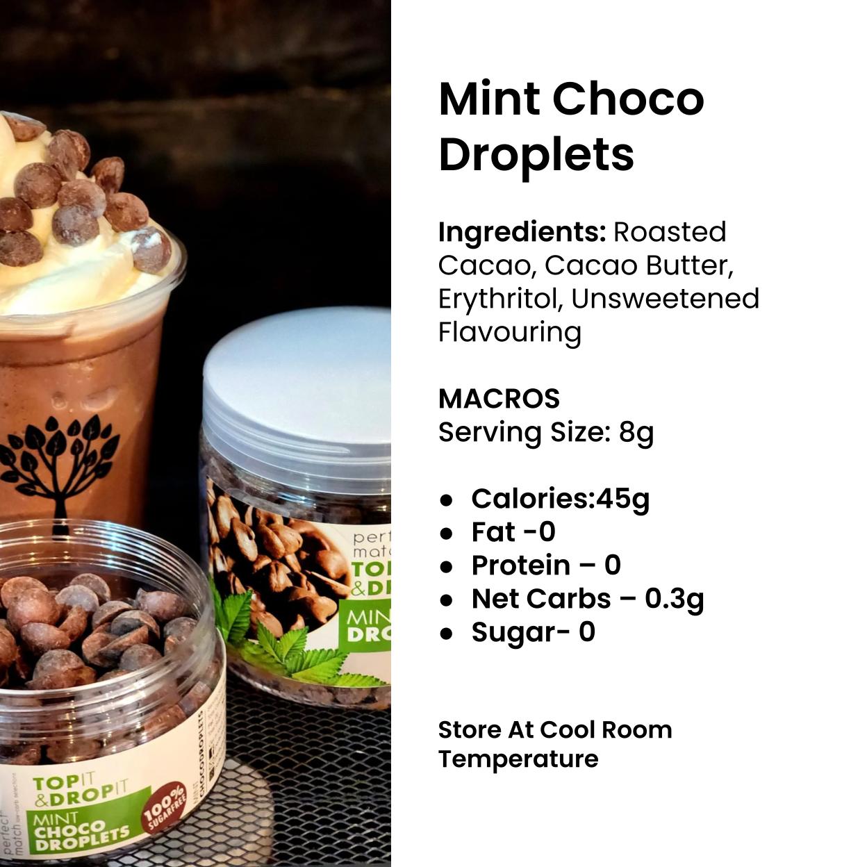 Choco / Chocolate Droplets (White, Dark Chocolate, Mint Chocolate ...