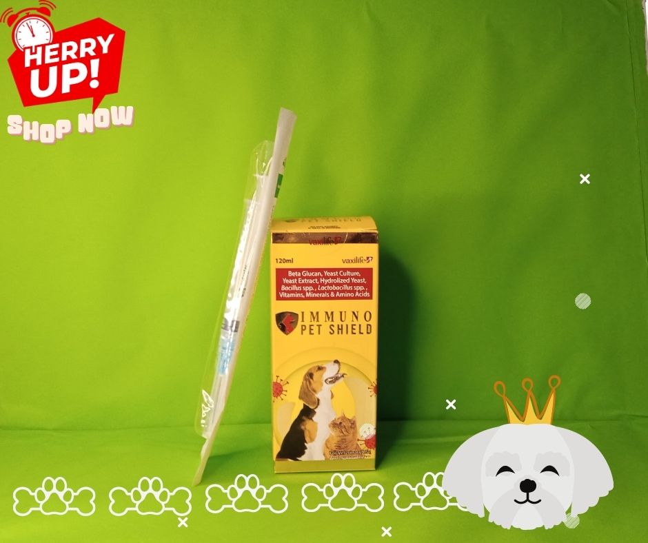 IMMUNO PET SHIELD for Dogs and Cats 120ml with FREE Syringe | Lazada PH