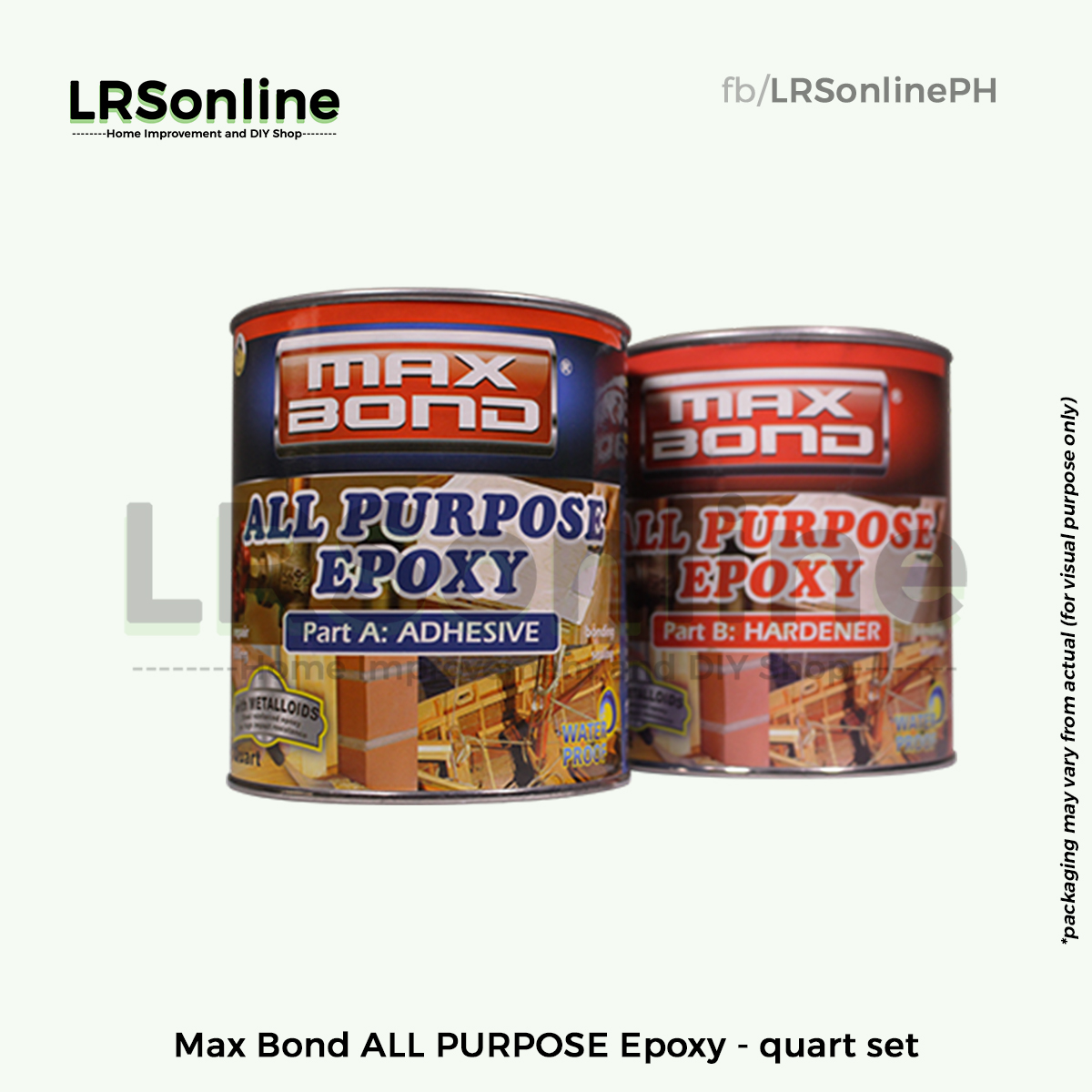 Max Bond ALL PURPOSE Epoxy - quart set | Lazada PH