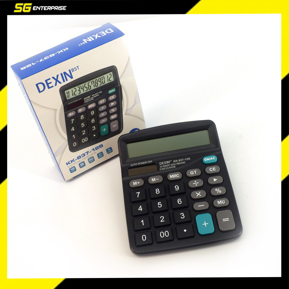 Two-way Power 12-Digit Electronic Calculator for Students | Lazada PH
