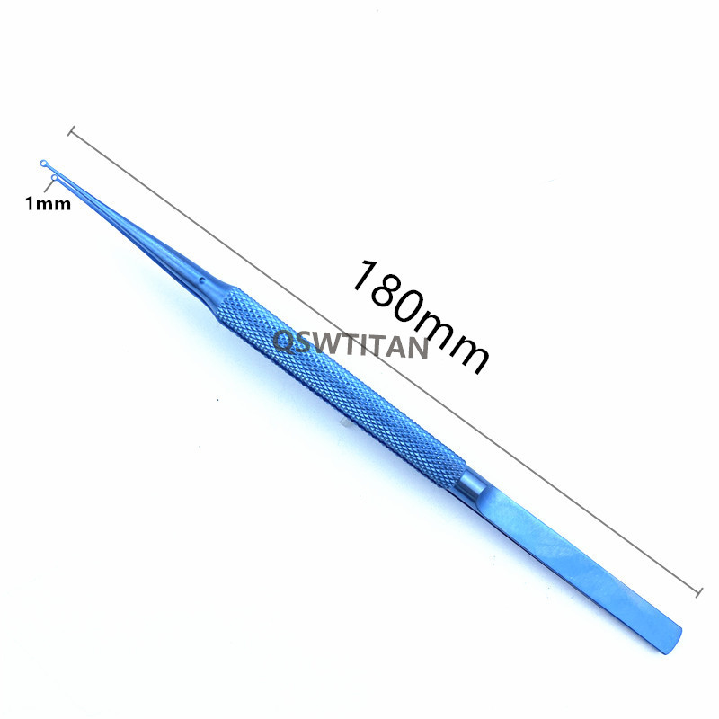 Ophthalmic Ring Tip Forceps Micro Fine Whole Ring Tip 1418cm Titanium ...
