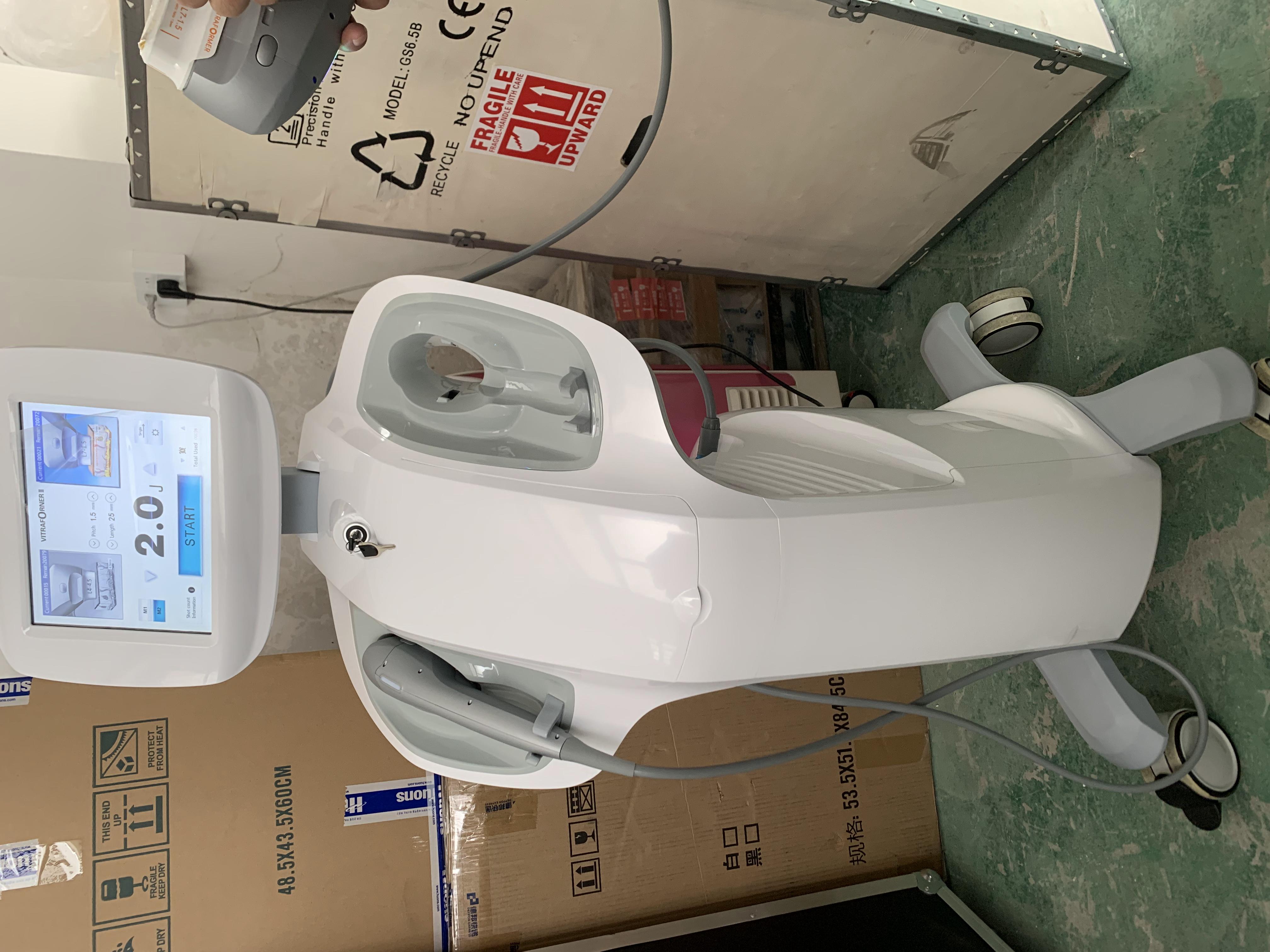 2 handles 7d micro focused ultrasound hifu former lift machine with 7 ...