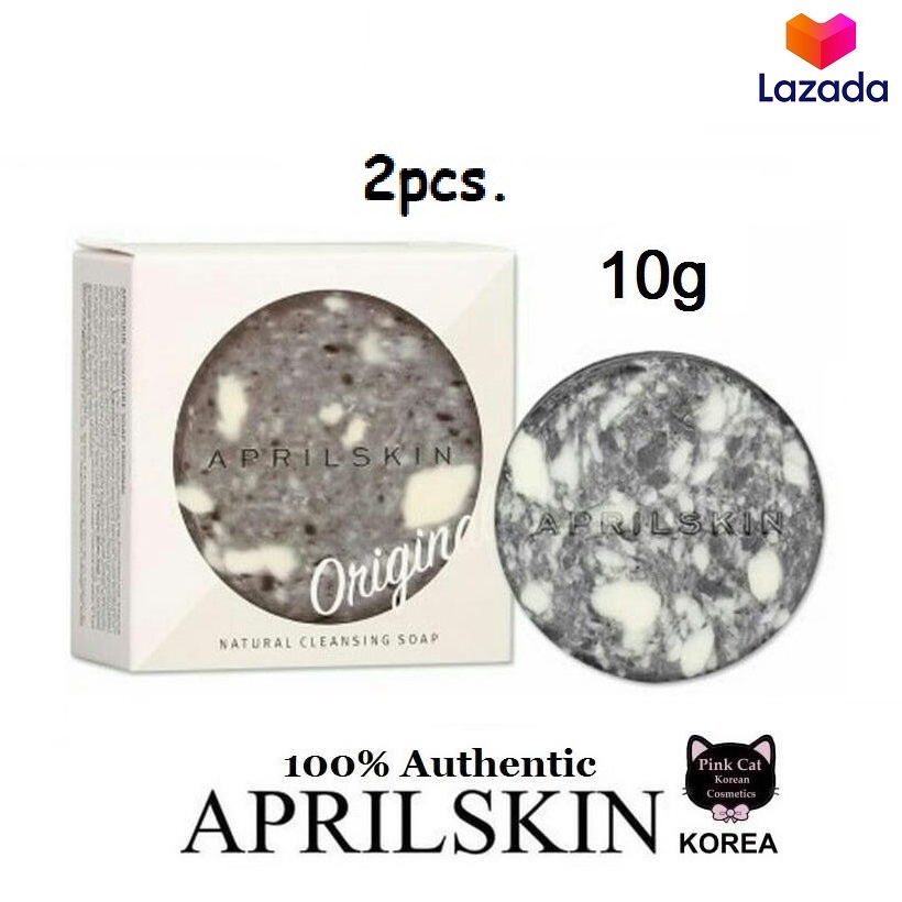 Korean Cosmetics APRIL SKIN Natural Cleansing Soap (Original) 10g ...