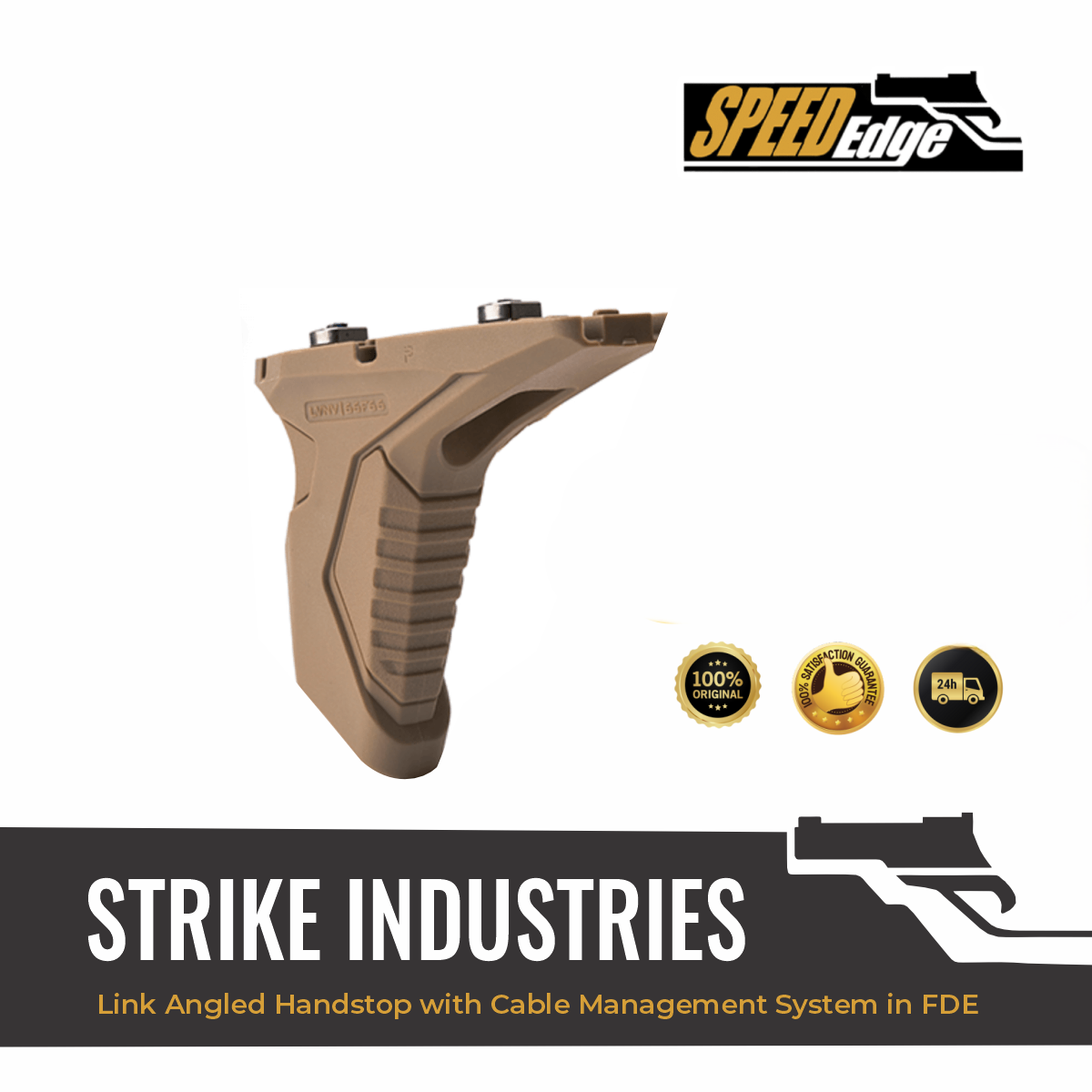 SPEEDEDGE I Strike Industries - Link Angled Handstop with Cable ...