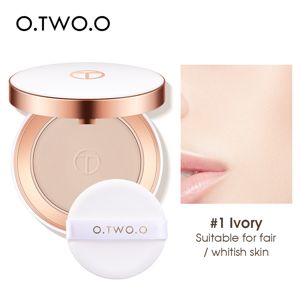 O.TWO.O Face Setting Powder Cushion Compact Powder Oil-Control 3 Colors ...