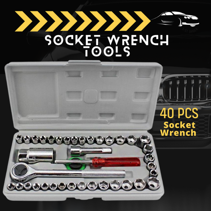 All in 1 Tool Box Best Seller 1 Set Stainless Steel 40 In 1 Pcs Wrench ...