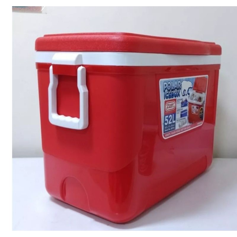 Zooey HIGH-QUALITY COOLER BOX Polar Ice Box Chest Insulated Cooler Ice ...