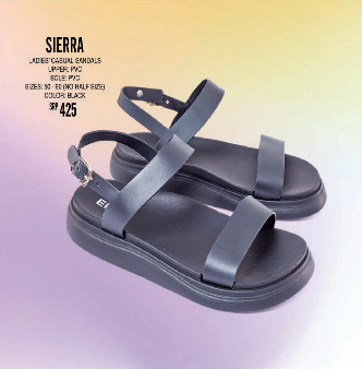 SIERRA Ladies Casual Sandals MSE | Lazada PH