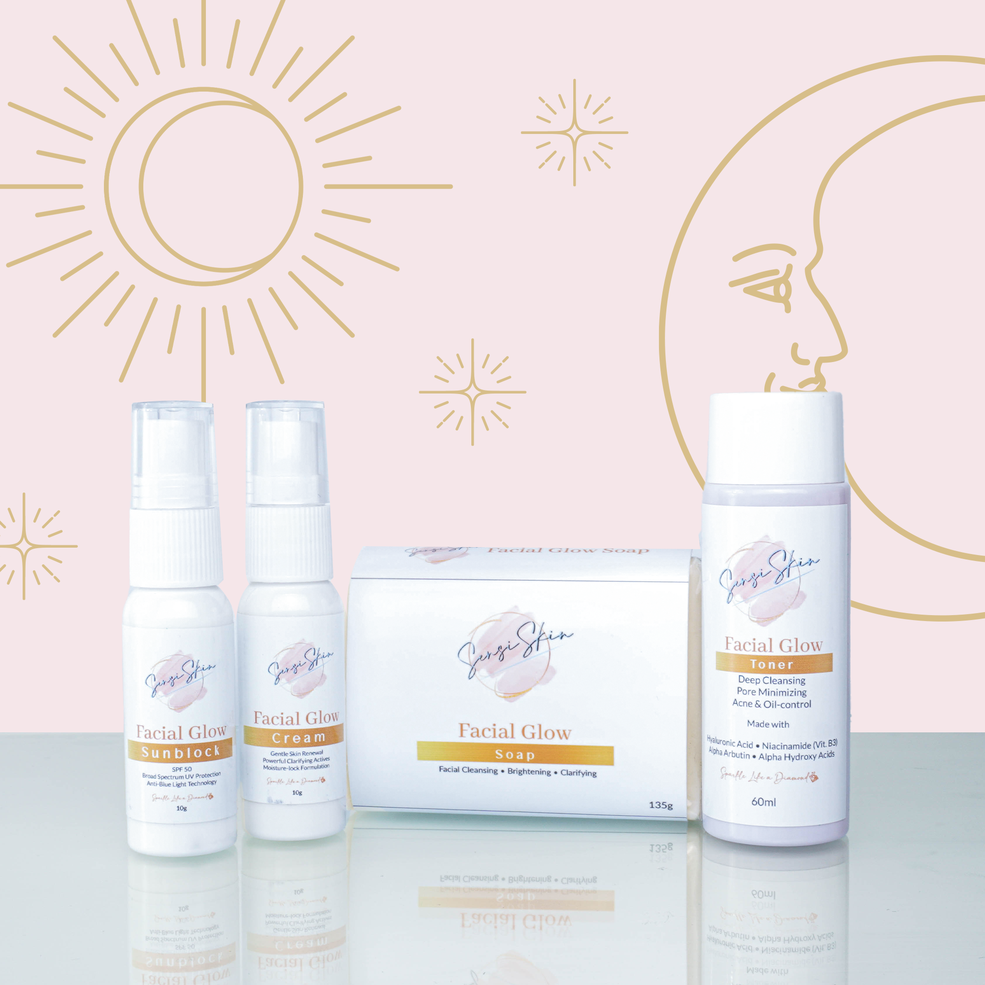 Facial Glow Set - Sensi Skin | Lazada PH