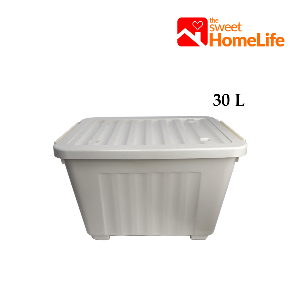 THE SWEET HOMELIFE Uniplus Easy Box 30L & 60L Movable Large Wheels ...