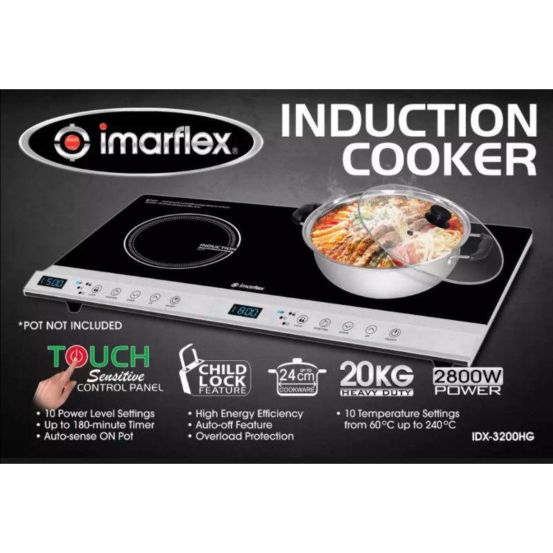 Imarflex IDX-3200HG Induction Cooker | Lazada PH