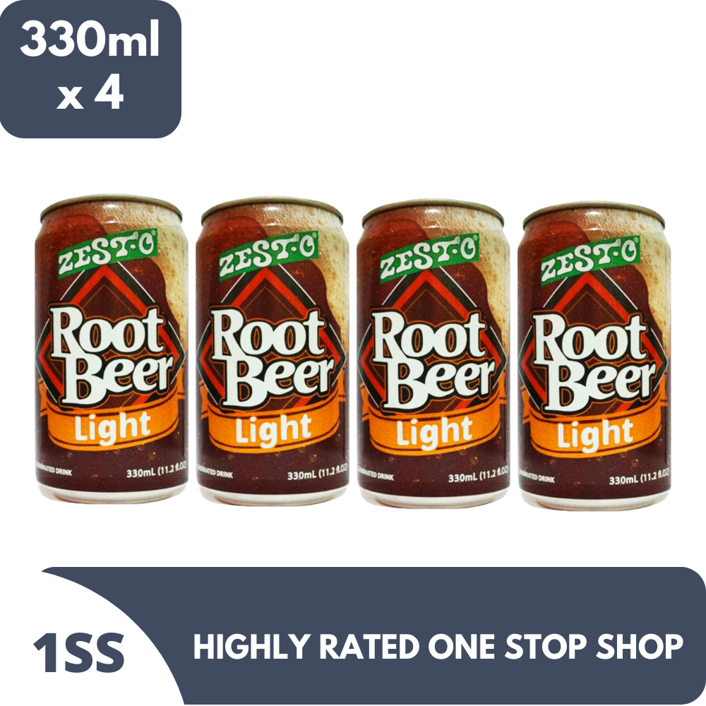 Zest-o Root Beer Light 330ml x 4 | Lazada PH