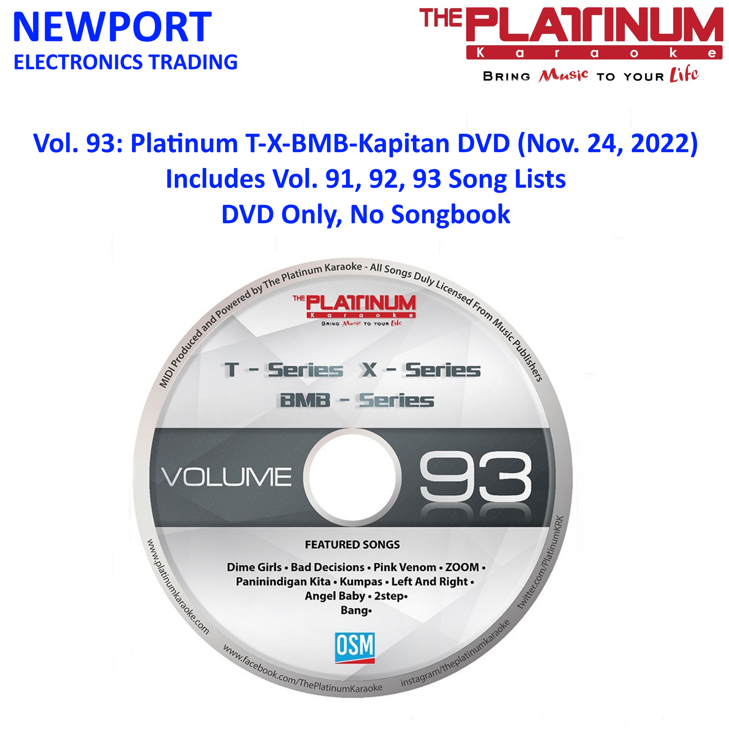 Platinum T-X-BMB Kapitan Series DVD: Vol. 93 (Nov. 24, 2022 Release) | Lazada PH