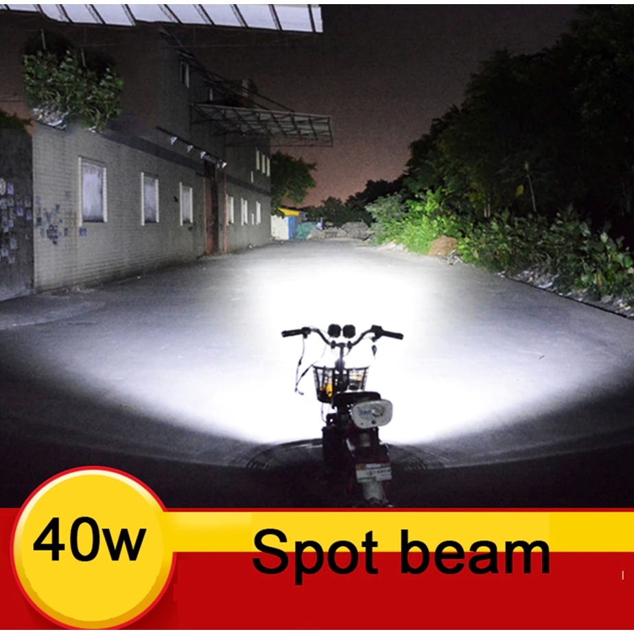 MOTORCYCLE GOLD RUNWAY 40W LASER GUN BLACK BOX12v SPOTLIGHT LED LIGHT ...