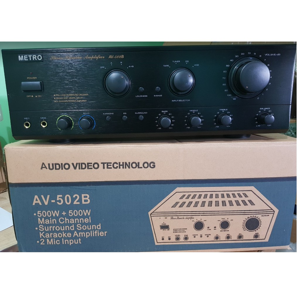 AV 502B karaoke Amplifier | Lazada PH