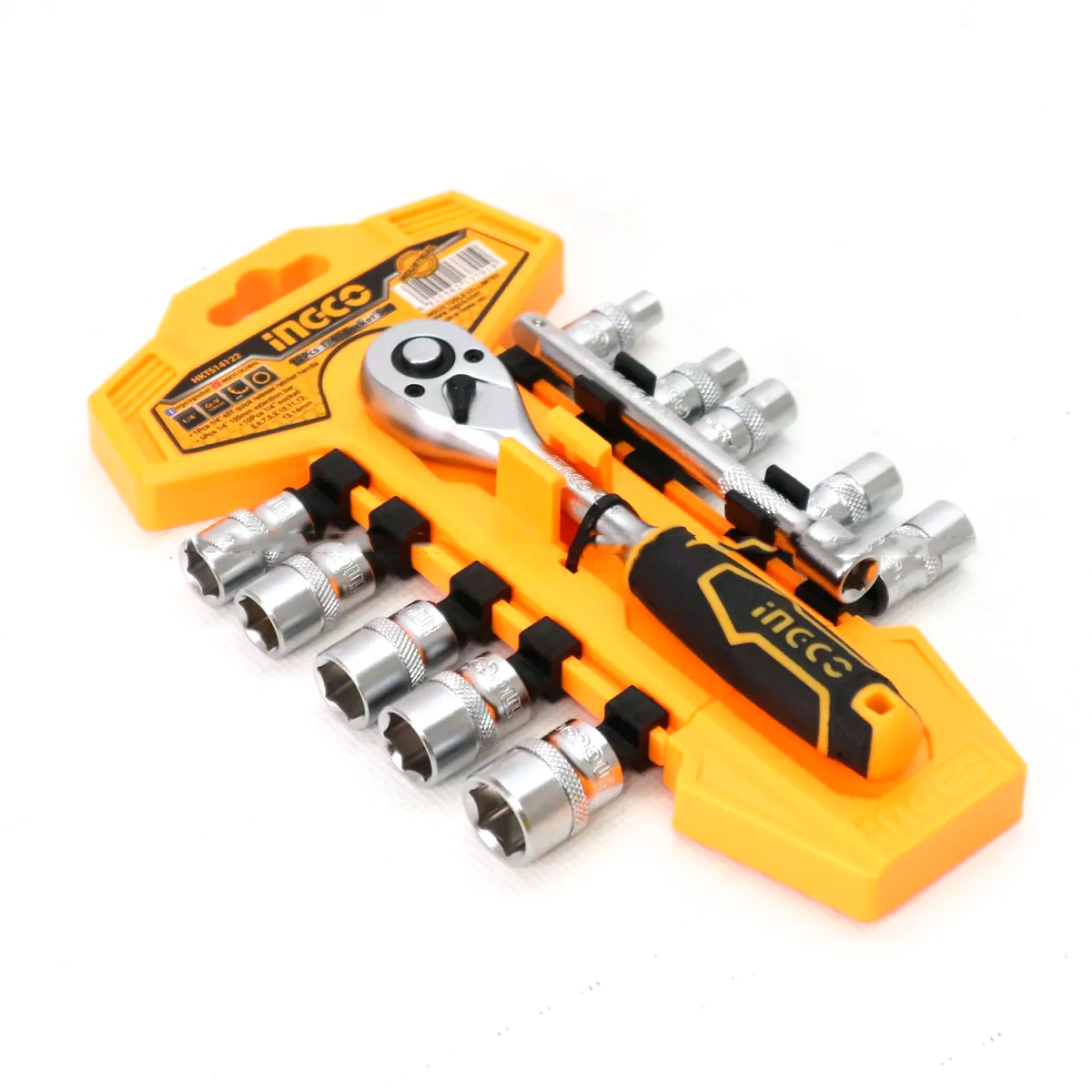 INGCO 12pcs 1/4" Industrial Socket Set (HKTS14122) | Lazada PH