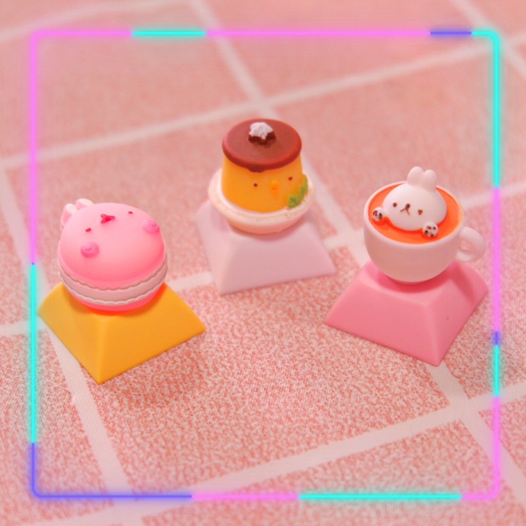 Molang Artisan Kawaii Keycaps for Mechanical Keyboard | Lazada PH