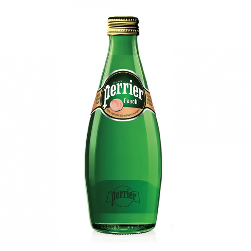 Perrier Sparkling Natural Mineral Water Lemon Bottle 330ml 巴黎水 柠檬味 ...