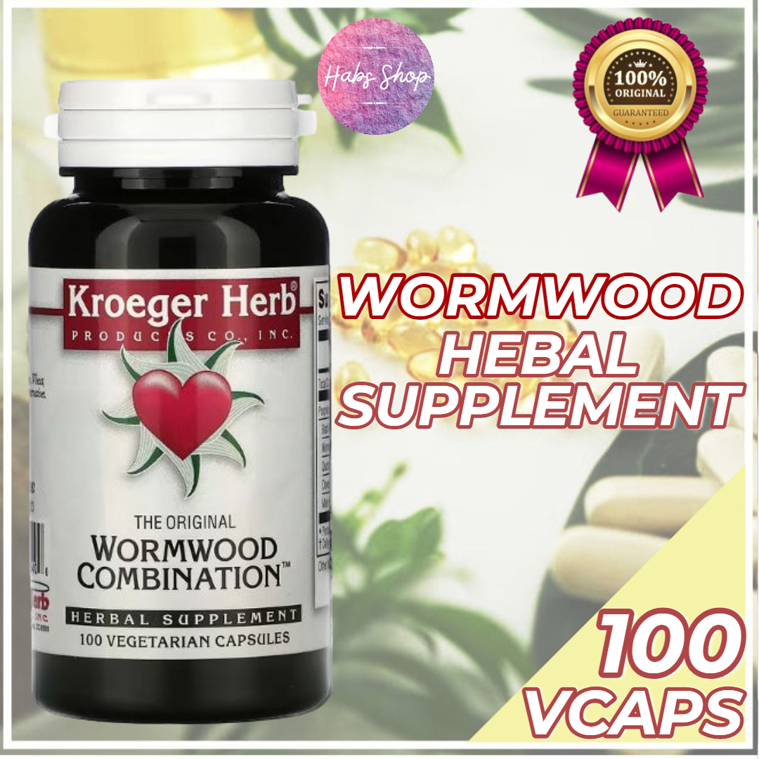Kroeger Herb Co, The Original Wormwood Combination, 100 Vegetarian ...