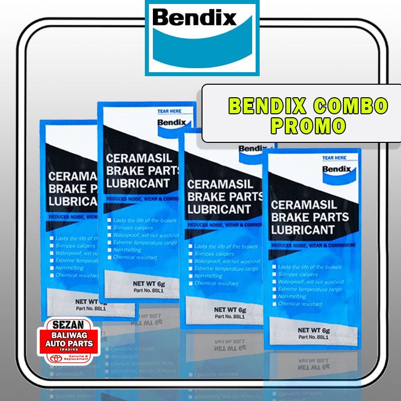 BENDIX COMBO PROMO CERAMASIL BRAKE PASTE PARTS LUBRICANTS (6 GRAMS ...