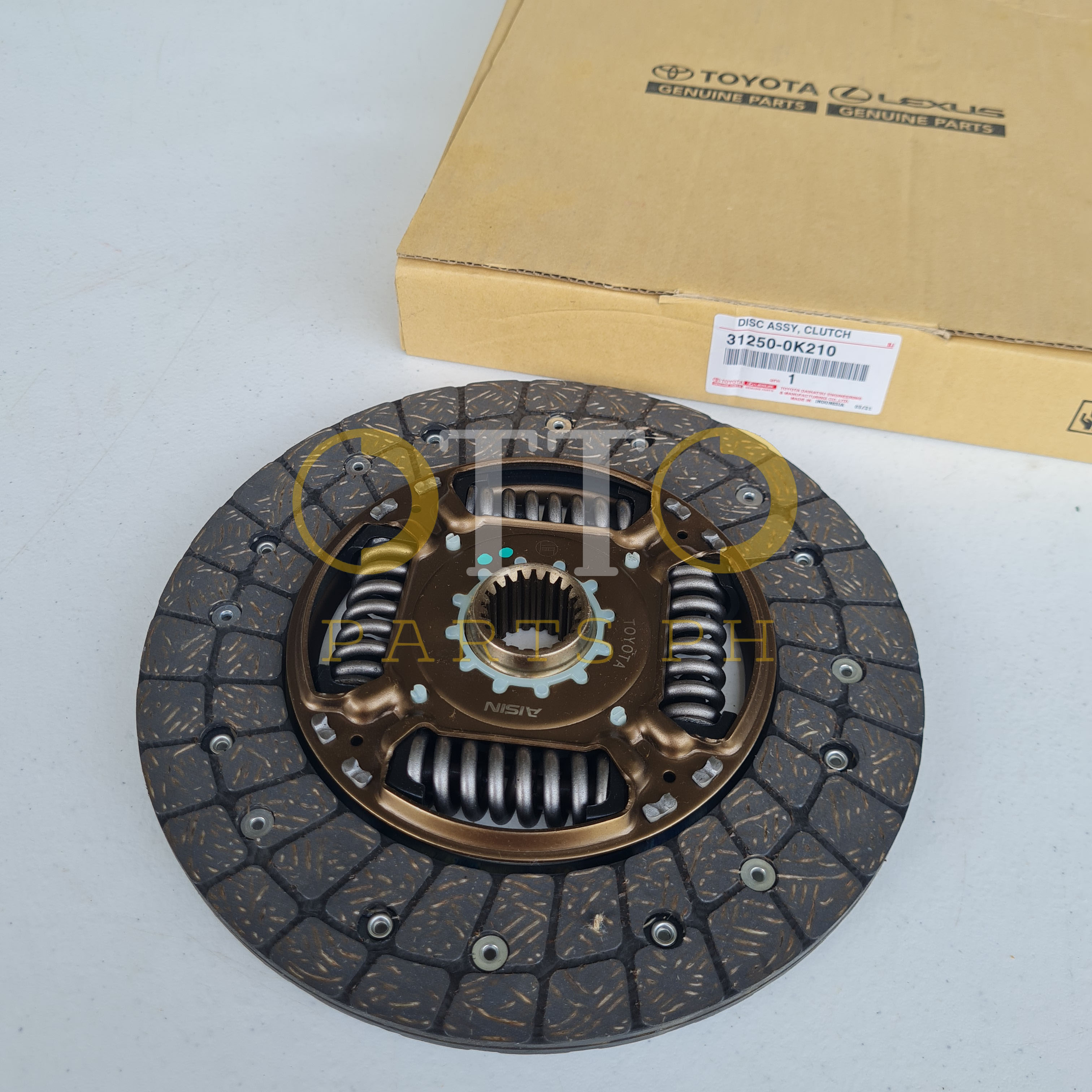 [GENUINE] Clutch Pressure Plate 1KD For Toyota Hilux, Fortuner and ...