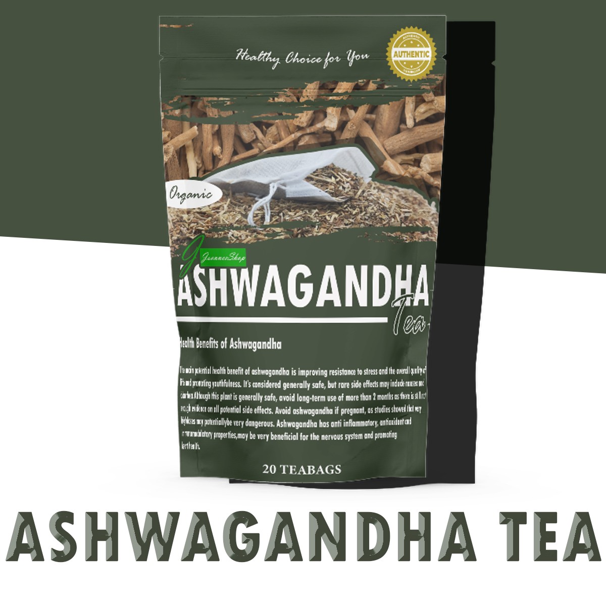 ASHWAGANDHA TEA (20 TEABAGS) | Lazada PH